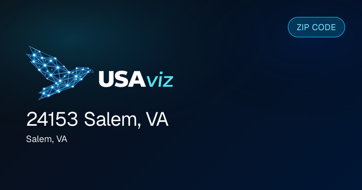 ZIP Code 24153 — Salem, VA Demographics & Data | USAviz